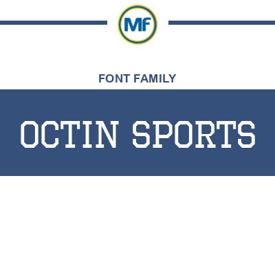 Octin Sports Font Family: Download Free | MaisFontes