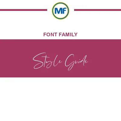 Style Guide Font Family: Free Download | MaisFontes