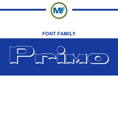 Download Primo Fonts | MaisFontes