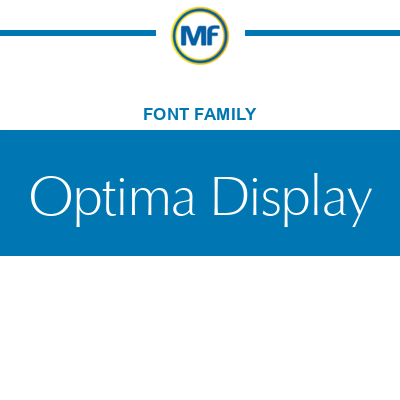 Optima Display Font Family: Free Download | MaisFontes