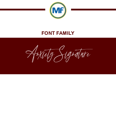 Download Anxiety Signature Fonts | MaisFontes
