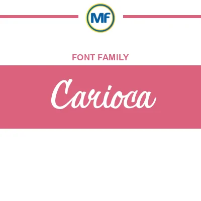 Carioca Font Family: Download Free | MaisFontes