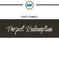 Perfect Redemption Regular: Free Font Download | MaisFontes