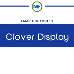 Clover Display Regular: Baixar Fonte Grátis | MaisFontes