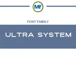 Ultra System Sans Font: Free Download | MaisFontes