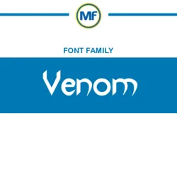 Venom Font: Free Download | MaisFontes