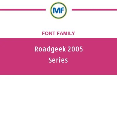 Download Roadgeek 2005 Series Fonts | MaisFontes
