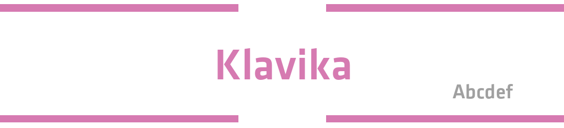 Klavika Font: Free Download | MaisFontes