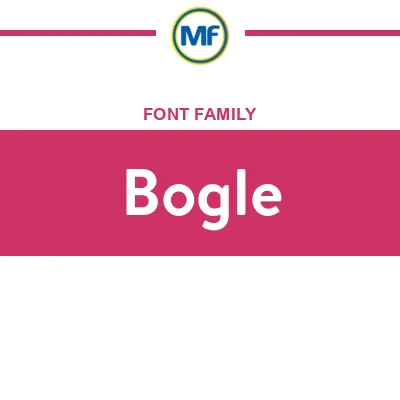 Bogle Font Family: Download Free | MaisFontes