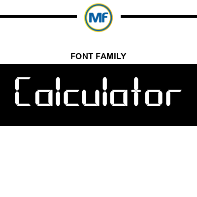 Download Calculator Fonts | MaisFontes