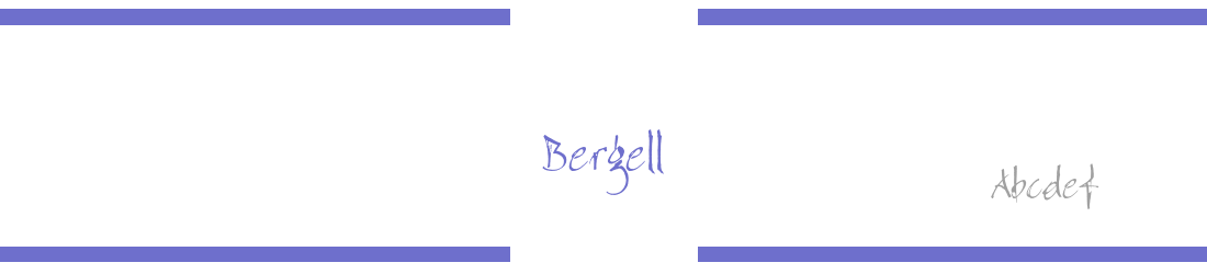 Bergell Font: Free Download | MaisFontes