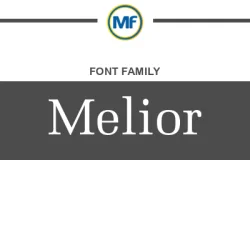 Melior: Download Free Font | MaisFontes