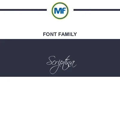 Download Scriptina Fonts | MaisFontes