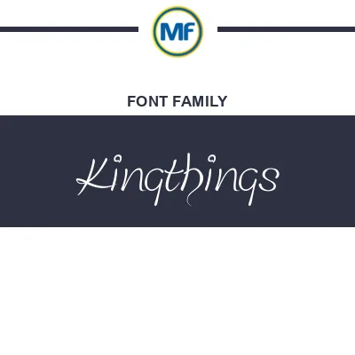 Kingthings Font Family: Free Download | MaisFontes