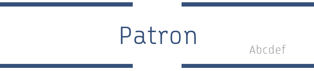 Patron Bold: Free Font Download | MaisFontes