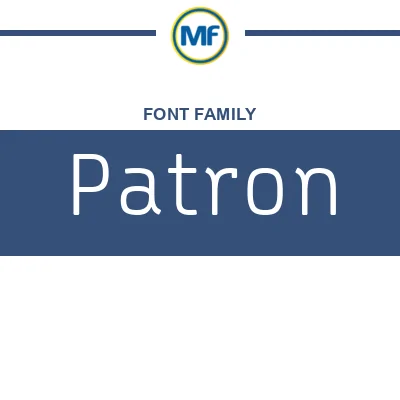 Download Patron Fonts | MaisFontes