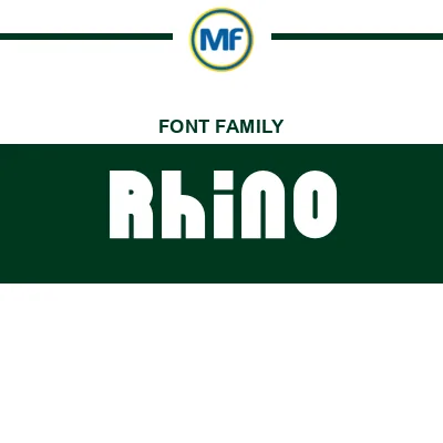 Download Rhino Fonts | MaisFontes