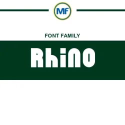 Rhino Ponta Font: Free Download | MaisFontes