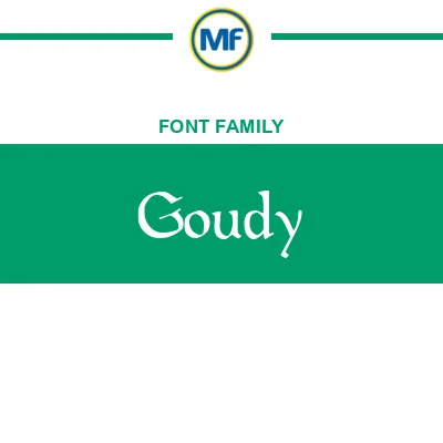 Download Goudy Fonts (Google Fonts) | MaisFontes