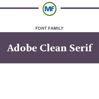 Adobe Clean Serif Font Family: Free Download | MaisFontes