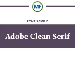 Adobe Clean Serif Bold: Free Font Download | MaisFontes