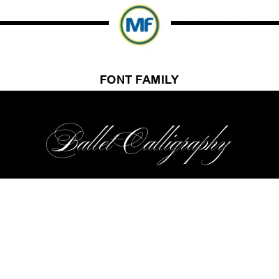 Download Ballet Calligraphy Fonts | MaisFontes