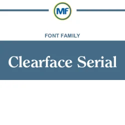Clearface Serial Bold Font: Free Download | MaisFontes