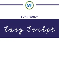 Easy Script Extra: Free Font Download | MaisFontes