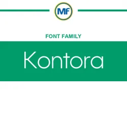 Kontora Bold: Download Free Font | MaisFontes