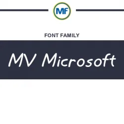 MV Sans Bold Font: Free Download | MaisFontes