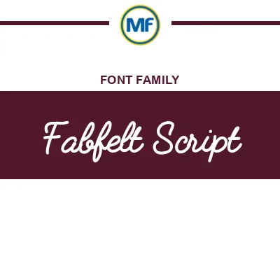 Fabfelt Script Font Family: Download Free | MaisFontes