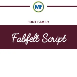 Fabfelt Script Bold Regular Font: Free Download | MaisFontes