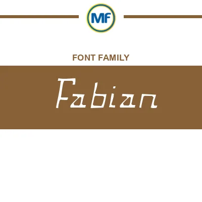 Fabian Font Family: Download Free | MaisFontes