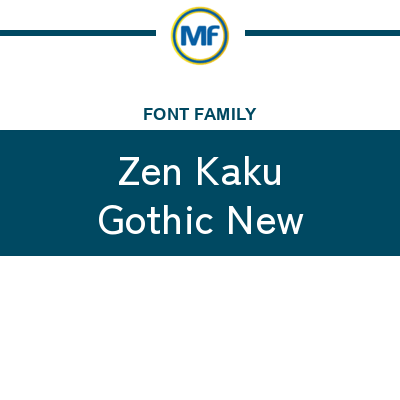Zen Kaku Gothic New Font Family: Download Free (Google Fonts) | MaisFontes