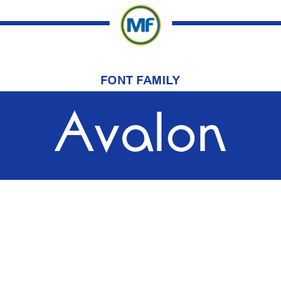 Download Avalon Fonts | MaisFontes