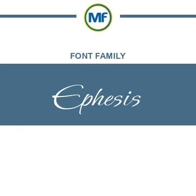 Download Ephesis Fonts (Google Fonts) | MaisFontes
