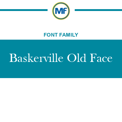 Baskerville Old Face Font Family: Free Download | MaisFontes