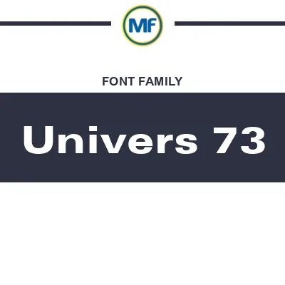 Download Univers 73 Fonts | MaisFontes