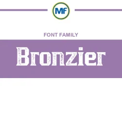Bronzier Medium Font: Free Download | MaisFontes