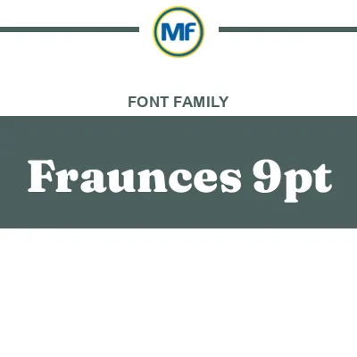 Download Fraunces 9pt Fonts (Google Fonts) | MaisFontes