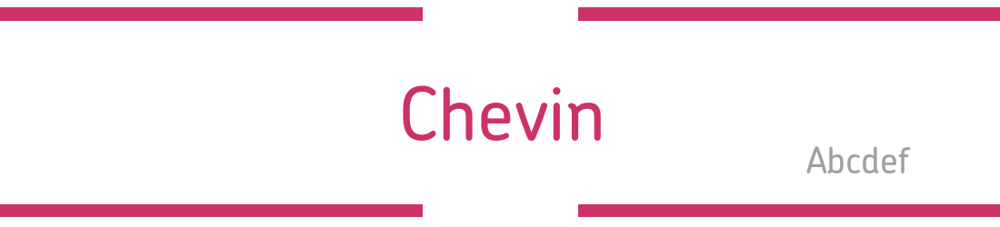 Chevin Bold: Free Font Download | MaisFontes