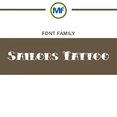 Sailors Tattoo Font Family: Free Download | MaisFontes