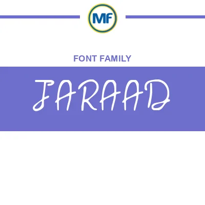 Jaraad Font Family: Download Free | MaisFontes