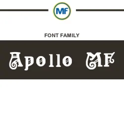 Apollo MF Black: Free Font Download | MaisFontes