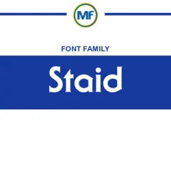 Staid Regular Font: Free Download | MaisFontes
