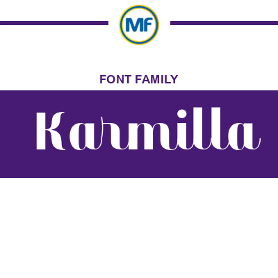 Download Karmilla Fonts | MaisFontes