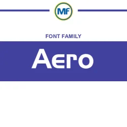 Aero Font: Free Download | MaisFontes