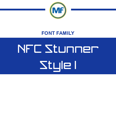 Download NFC Stunner Style 1 Fonts | MaisFontes