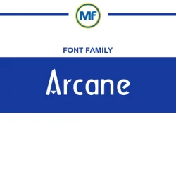Arcane: Free Font Download | MaisFontes