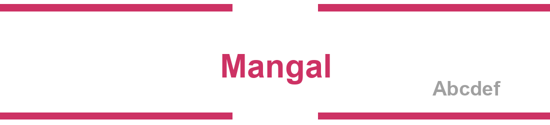 Mangal Bold Font: Free Download | MaisFontes